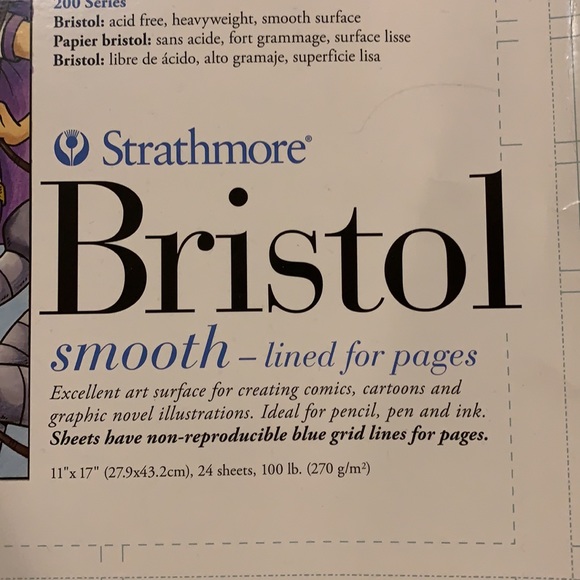 strathmore | Art | 32 Strathmore Bristol Premium Comic Cartoon Graphic ...